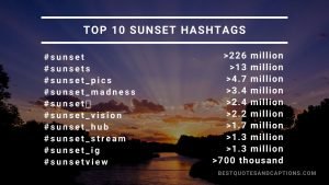 Sunset Hashtags | Your 2021 Guide (Copy and Paste)