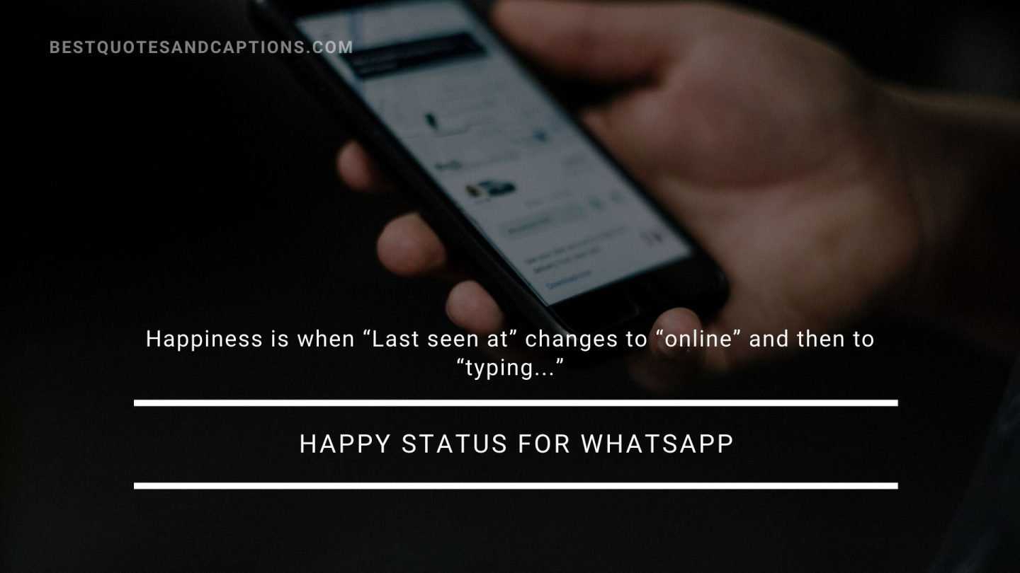 Happy status for WhatsApp | 250+ of the best happy status in English